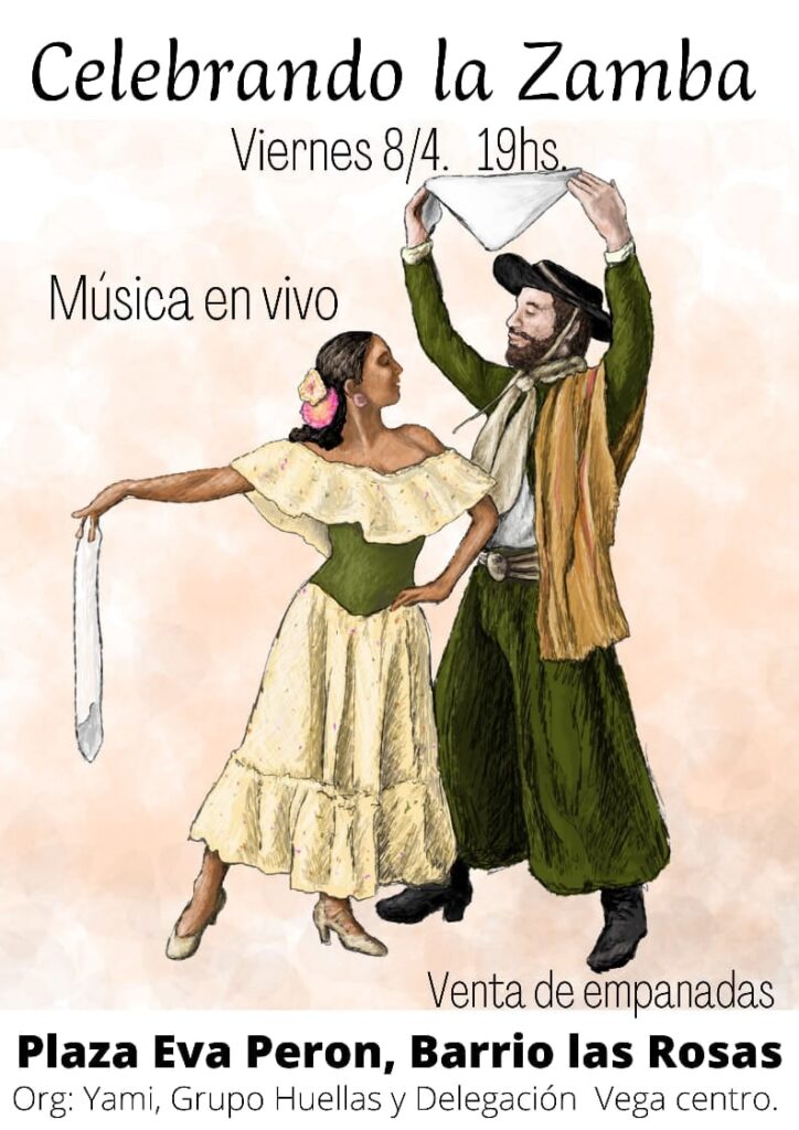 Hoy se celebra la Zamba en la plaza del barrio Las Rosas | Lacar Digital